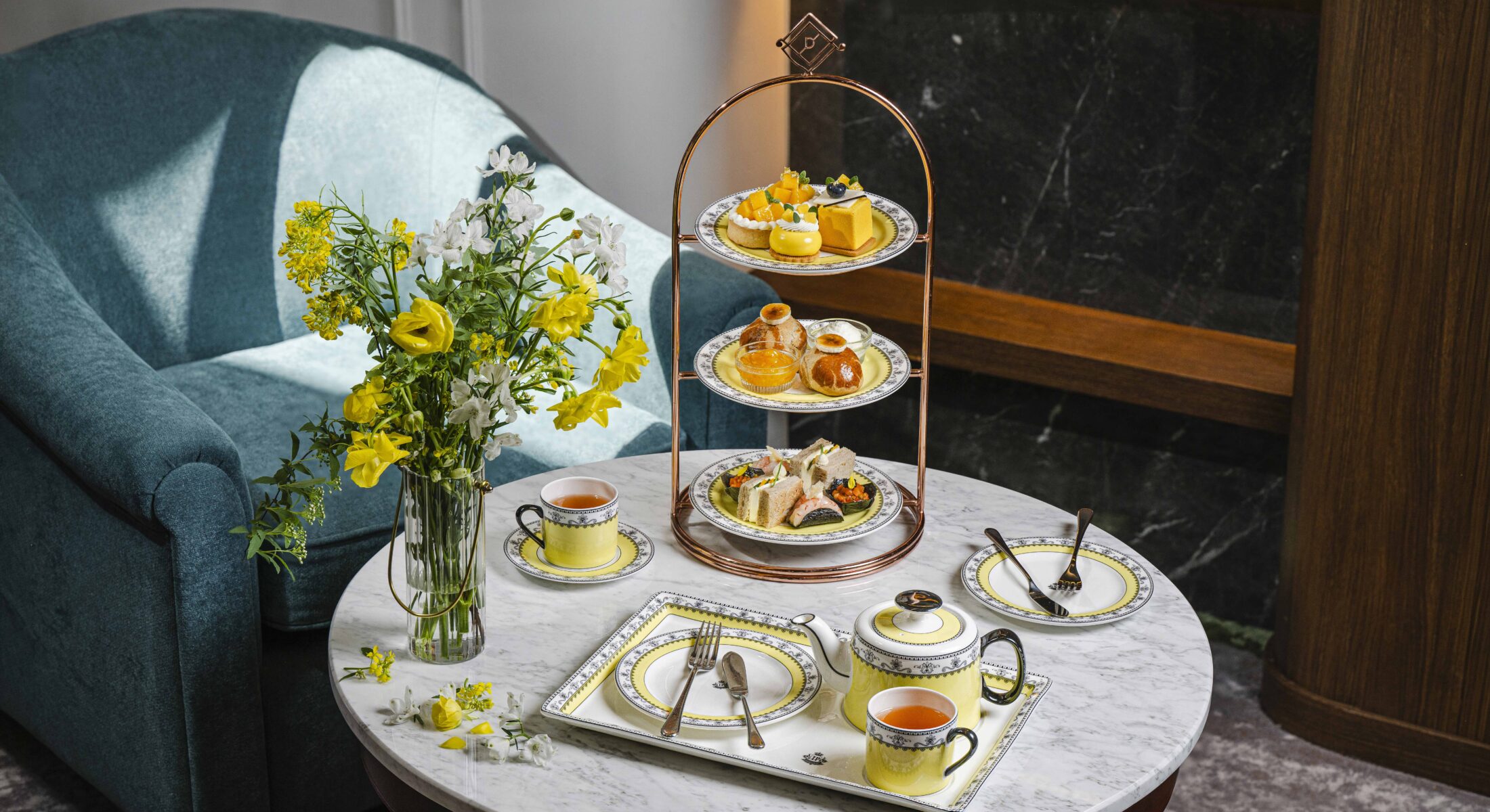 Golden Summer in Seoul - Golden Mango High Tea Set - Grand Mercure ...